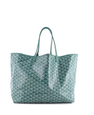 Goyard Gm Saint Louis Tote Coated Canvas - Green