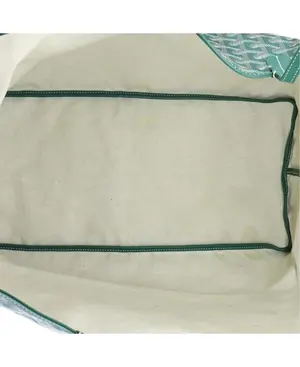 Goyard Gm Saint Louis Tote Coated Canvas - Green