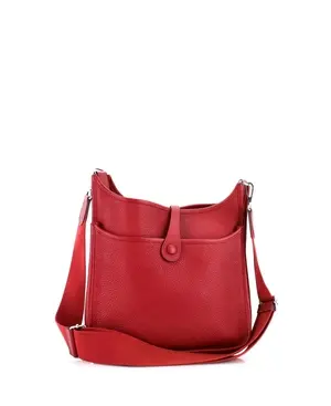 Hermès Pm Evelyne Bag Gen Iii Clemence - Red