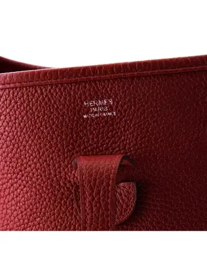Hermès Pm Evelyne Bag Gen Iii Clemence - Red