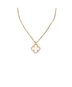 VAN CLEEF & ARPELS Sweet Alhambra Pendant Necklace - Gold