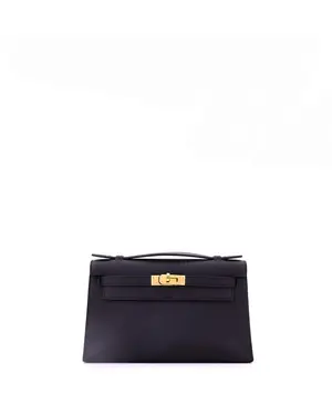 Hermès Kelly Pochette Swift - Black