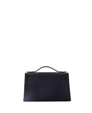 Hermès Kelly Pochette Swift - Black