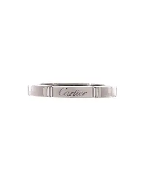 CARTIER Maillon Panthere Band Ring - White