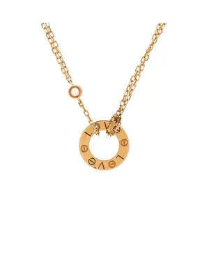 CARTIER Love Pendant Necklace - Pink