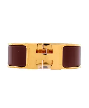 Hermès Wide Clic H Bangle Enamel