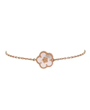 VAN CLEEF & ARPELS Lucky Spring Plum Blossom Bracelet - Gold