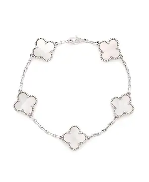 VAN CLEEF & ARPELS Vintage Alhambra 5 Motifs Bracelet
