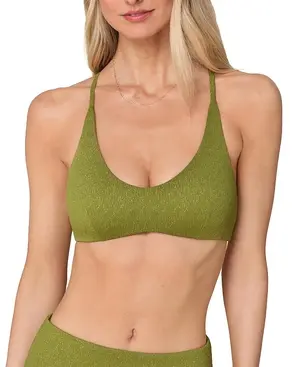 ANDIE Essex V Neck Bikini Top - Cactus