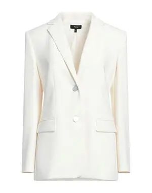 Theory Single-breasted Blazer - Cream