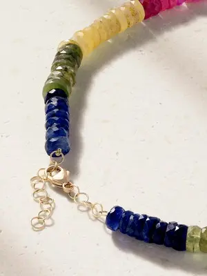 Jia Jia Aurora 14-karat Gold Sapphire Necklace