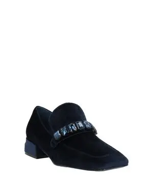 JEANNOT Velvet Loafers With Appliqués And Crystals