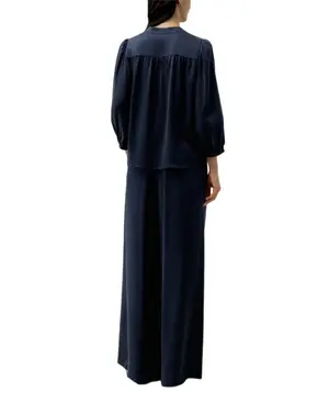 Lilysilk Silk Suede V-neck Blouse