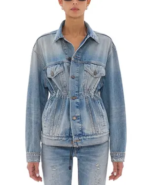 HAIKURE Broken Jean Jacket - Celestial