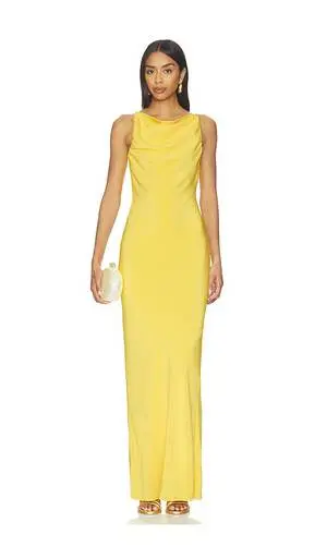 Cult Gaia Celestina Silk Maxi Dress