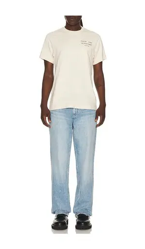 AUSTIN POST X Matt Mccormick Ceremony Of Certainty Stage Pocket Tee In Cream