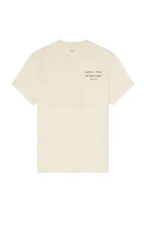 AUSTIN POST X Matt Mccormick Ceremony Of Certainty Stage Pocket Tee In Cream