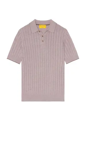 Guest In Residence Teddy Polo In Grey - Dusk