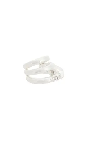 Ettika Cluster Ear Cuff - Silver
