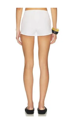 SKIMS Classic Cotton Cover-ups Short - Snow