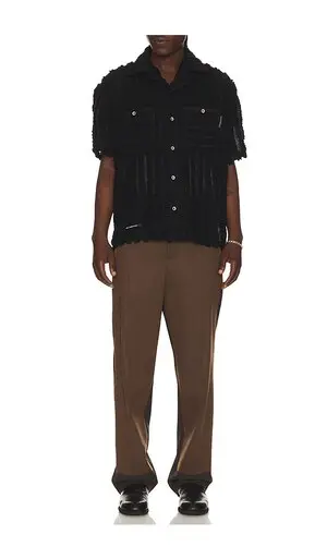 Andersson Bell Kenley Knitted Open Collar Shirt