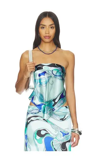 MORE TO COME Tavianah Scarf Top