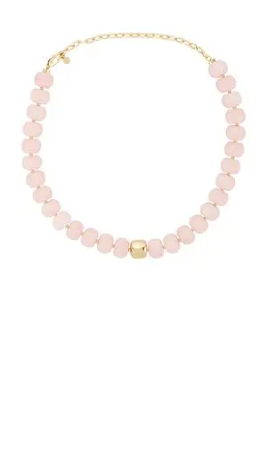 Ettika Power Bead Statement Necklace - Rose