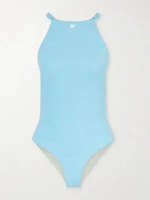 COURREGES Cut-out One-piece Swimsuit - Blue