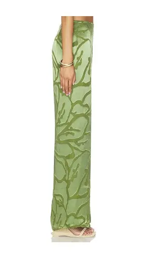 Cult Gaia Sara Pant In Abstract Print - Deep Pasture