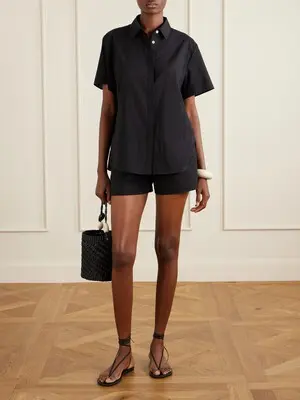 LIDO Cotton Shirt - Black