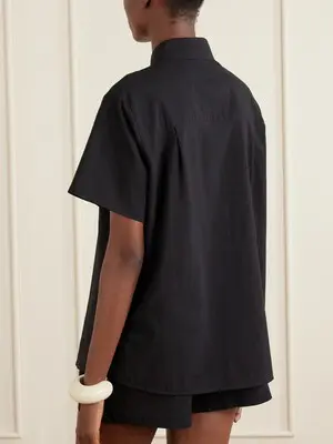 LIDO Cotton Shirt - Black
