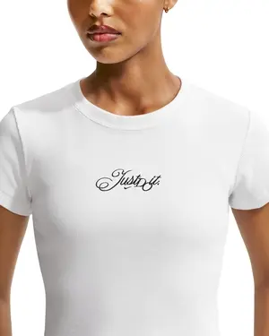 Nike Sportswear Ribbed Cropped Tee