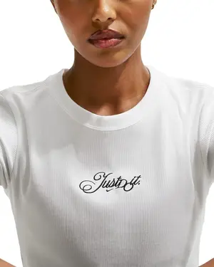 Nike Sportswear Ribbed Cropped Tee