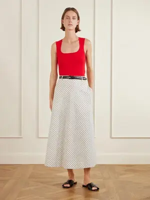 RÓHE Knitted Tank - Red