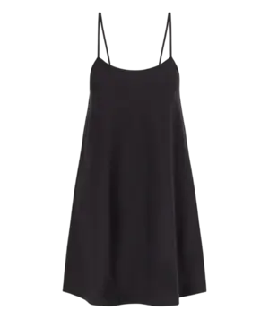 LIDO Cotton Mini Dress - Black