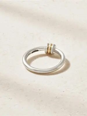 SPINELLI KILCOLLIN Sirius Sterling And 18-karat Gold Ring - Silver