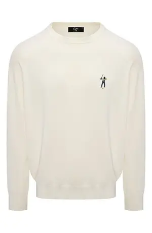 EASTSIDE GOLF Links Embroidered Sweater