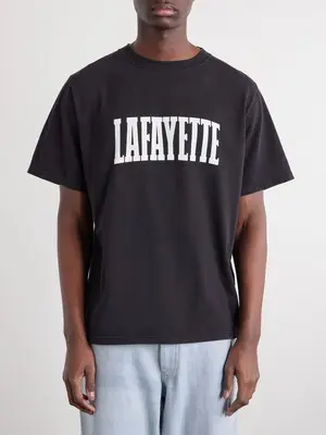 REMI RELIEF Lafayette Printed Cotton-jersey T-shirt