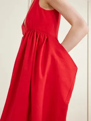 RÓHE Woven Midi Dress