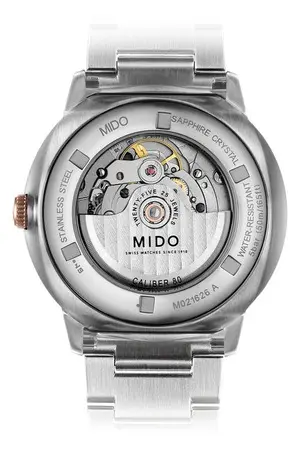 MIDO Commander Ii Skeleton Bracelet Watch - Silver