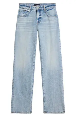 7 For All Mankind Calie Mid-rise Straight Leg Jeans - Ode To