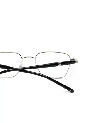 Montblanc Square-frame Eyeglasses - Silver