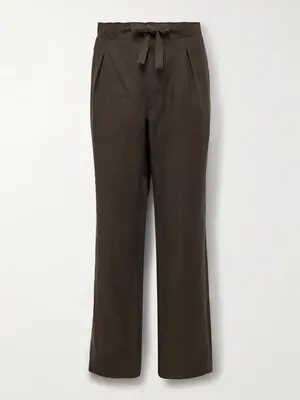 Stoffa Box Pleat Bottoms For Men