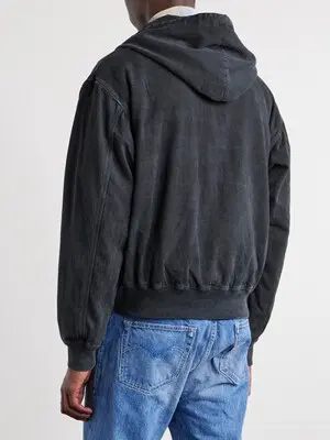 REMI RELIEF Cotton-twill Hooded Blouson Jacket
