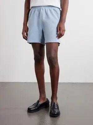 REMI RELIEF Straight-leg Cotton-jersey Shorts