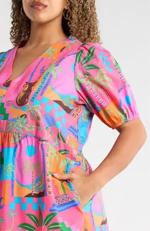 SUGARLIPS Lanus City Jerome Shift Mini Dress