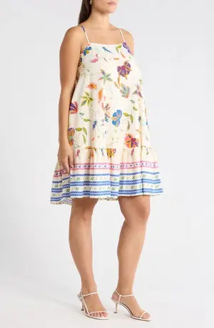 SUGARLIPS Miraflor Jenny Shift Mini Dress