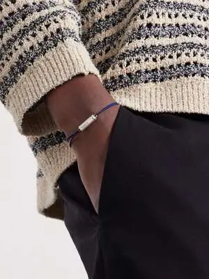 Le Gramme 5g Sterling Silver Woven Bracelet