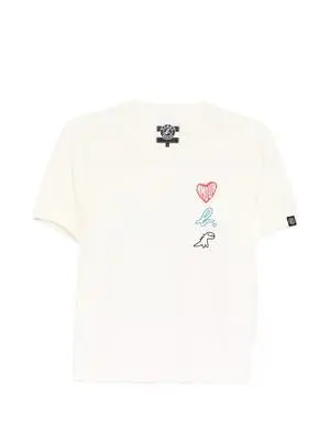 AGNES B. Graphic Print T-shirt - Neutrals