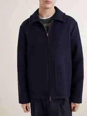 Private White V.c. Civvy Merino Wool And Cashmere-blend Jacket